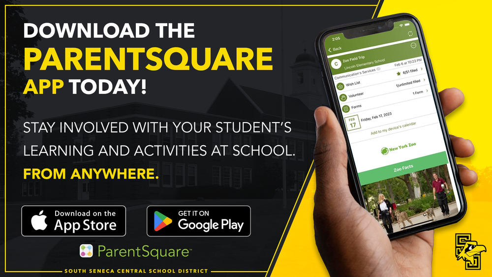 Introducing the ParentSquare App to South Seneca Central School District | South Seneca ...